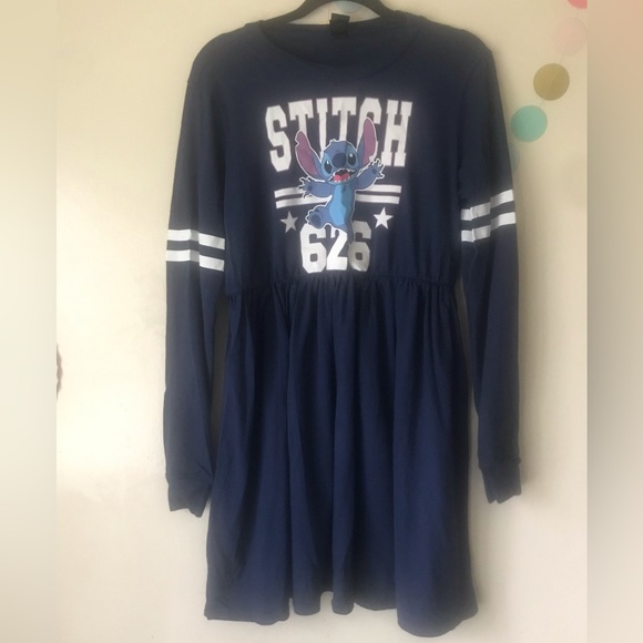 Disney | Dresses | Disney Stitch 626 Dress Medium | Poshmark